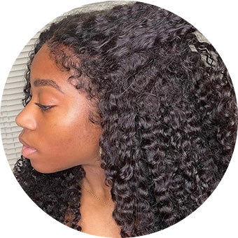 Kinky Edges Lace Front Wig, Natural Edges Wig,4C Edges Wig Baby Hair